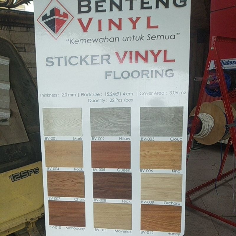 Jual VINYL PANEL LANTAI MEREK BENTENG | Shopee Indonesia
