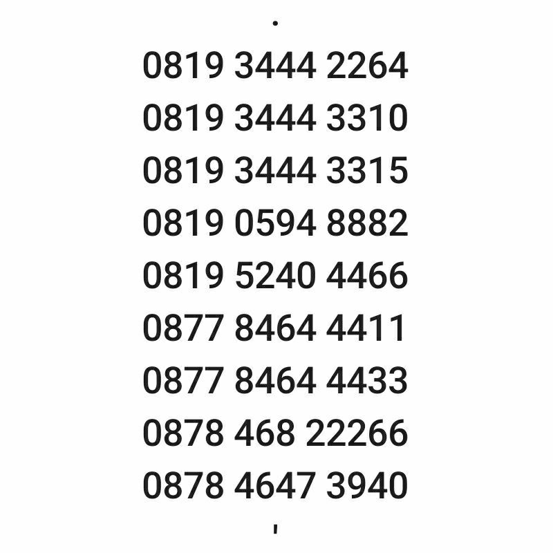 Jual Nomor Cantik XL Kartu Perdana 4G bukan 10 digit 11 nomer | Shopee Indonesia