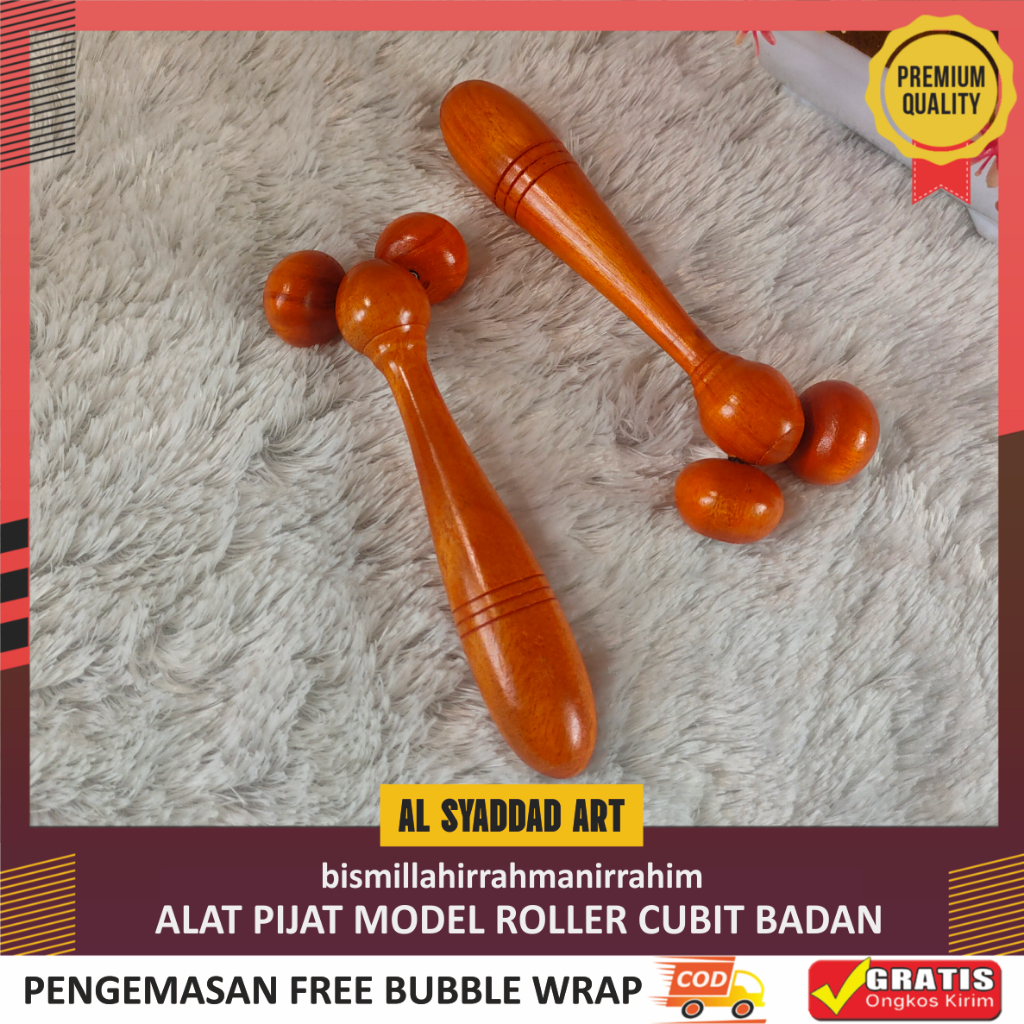 Jual Alat Pijat Terapi Refleksi Tradisional Model Roller Cubit Full ...