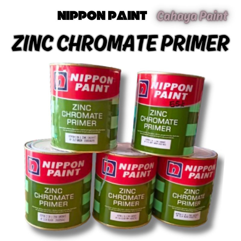 Jual ZINC CHROMATE / ZINC CHROMATE PRIMER / NIPPON PAINT / GREY /BLACK ...