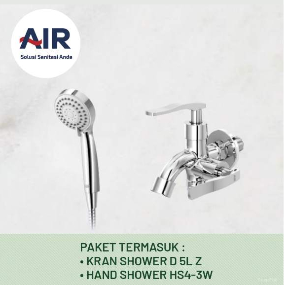 Jual AIR Bundling Kran Double - Keran Shower D 5L Z Hand Shower HS4-3W ...