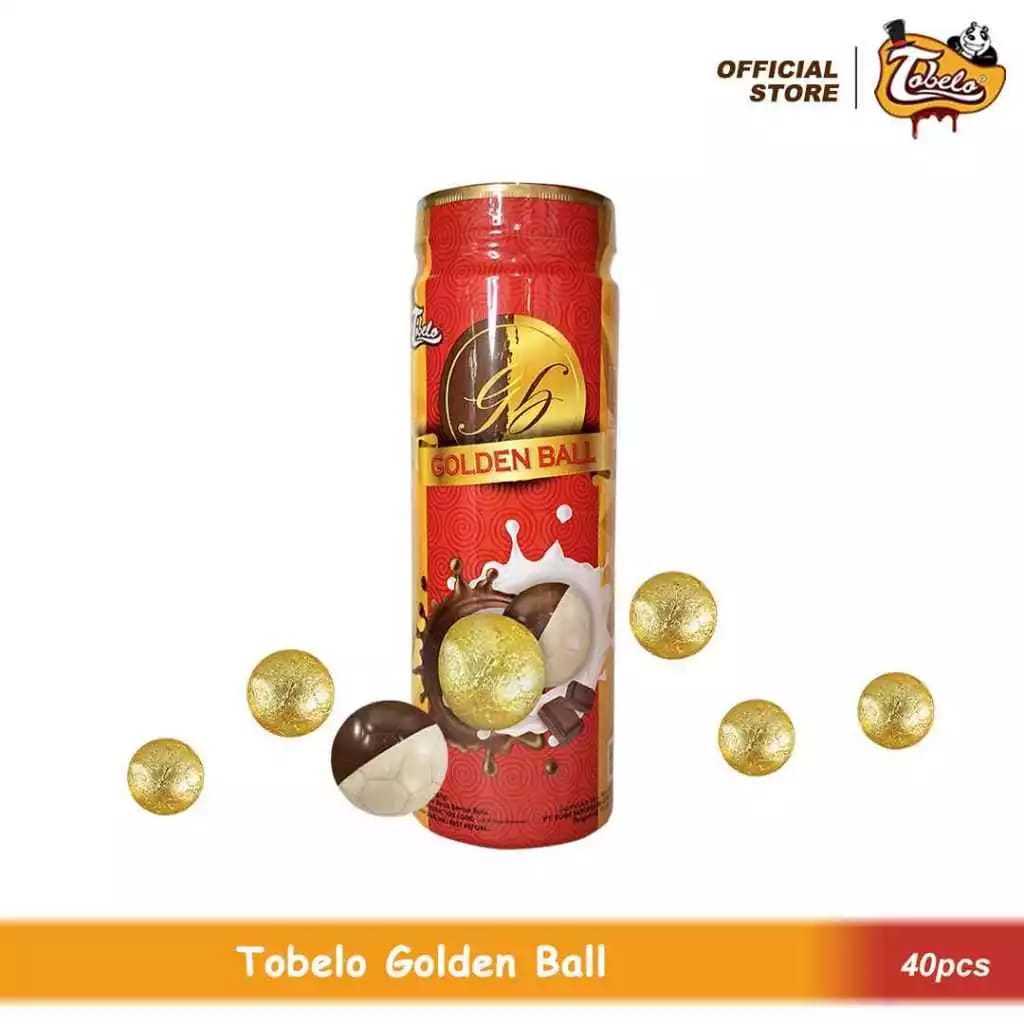 Jual Tobelo Golden Ball Cokelat 200 Gr | Isi 40 Pcs | Shopee Indonesia