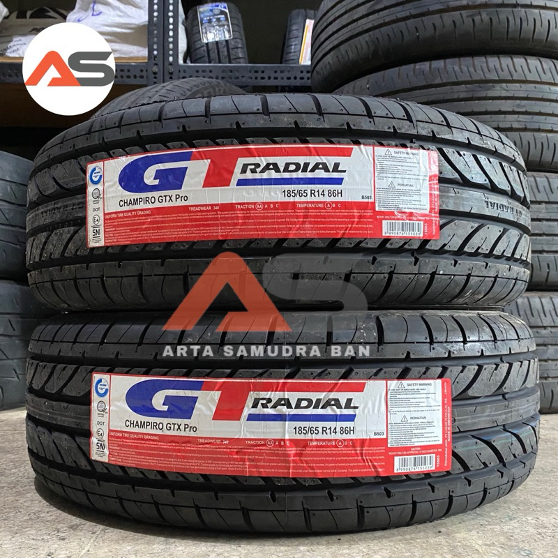 Jual Ban GT Radial Gajah Tunggal Champiro GTX Pro 185 / 65 R 14 R14 | Shopee Indonesia