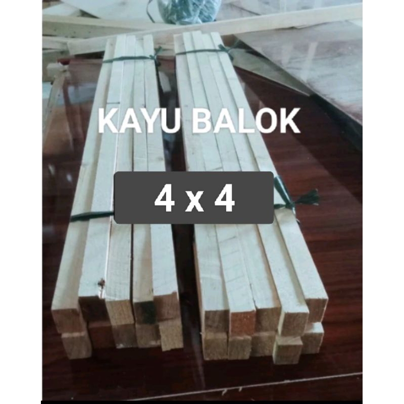 Jual KAYU BALOK pinus jati Belanda ukuran 4x4 100-200cm | papan pinus ...