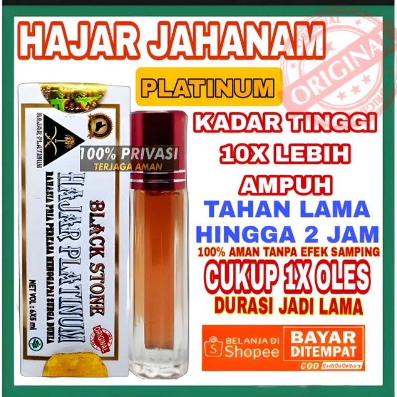 Jual hajar jahanam original 100% obat kuat pria tahan lama oles pria dewasa | Shopee Indonesia