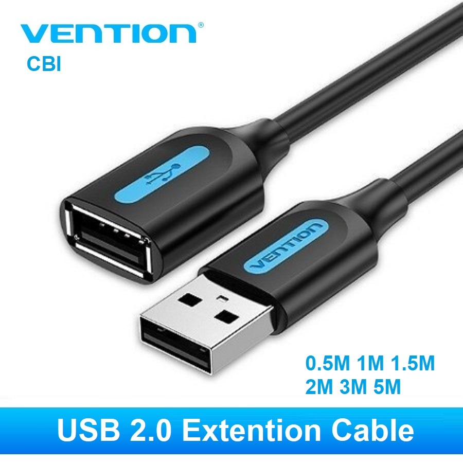 Jual Vention Kabel USB 2.0 Extension Male to Female | Shopee Indonesia