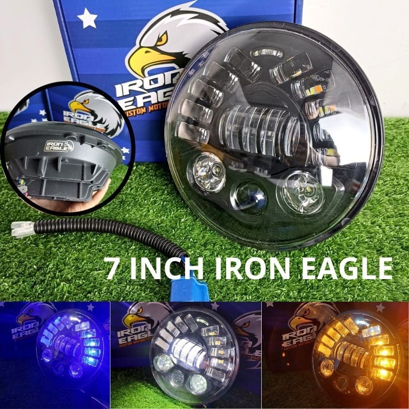 Jual LAMPU DAYMAKER 16 LED HEADLAMP 5 75 INCH IRON EAGLE ORIGINAL ...