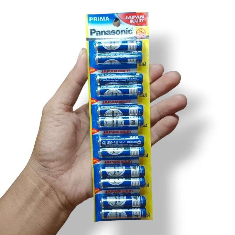 Jual Hans - ORI !! PANASONIC PRIMA METAL Batu Batt AAA KECIL A3 / AA A2 ...