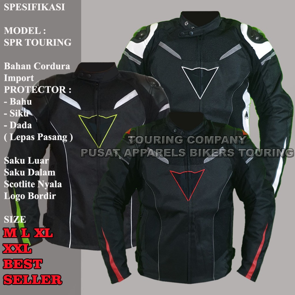 Jual Best Seller Jaket Motor Touring / JAKET NYA PARA BIKER | Shopee ...