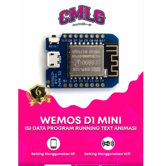 Jual Controller Wemos D1 Mini Siap Pakai sudah isi data program ...