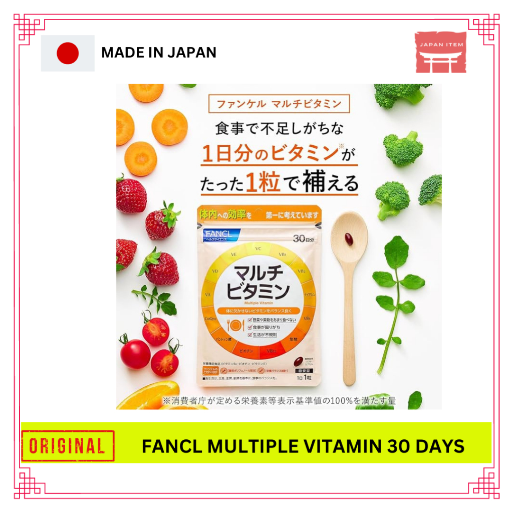 Jual Fancl Multiple vitamin multivitamin 30 days original Japan ...