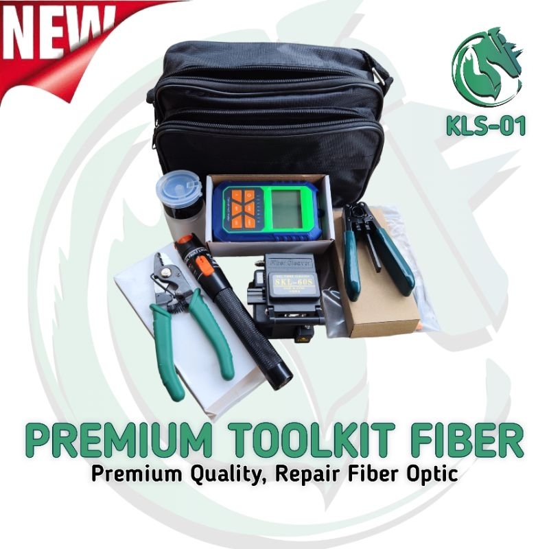 Jual KLS-01 - FIBER OPTIK FTTH TOOL KIT SET PAKET ALAT TESTER FIBER FO ...