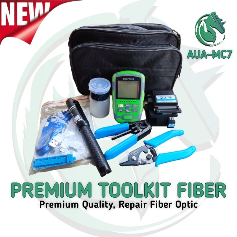 Jual AUA-MC7 - FIBER OPTIK FTTH TOOL KIT SET PAKET ALAT TESTER FIBER FO ...