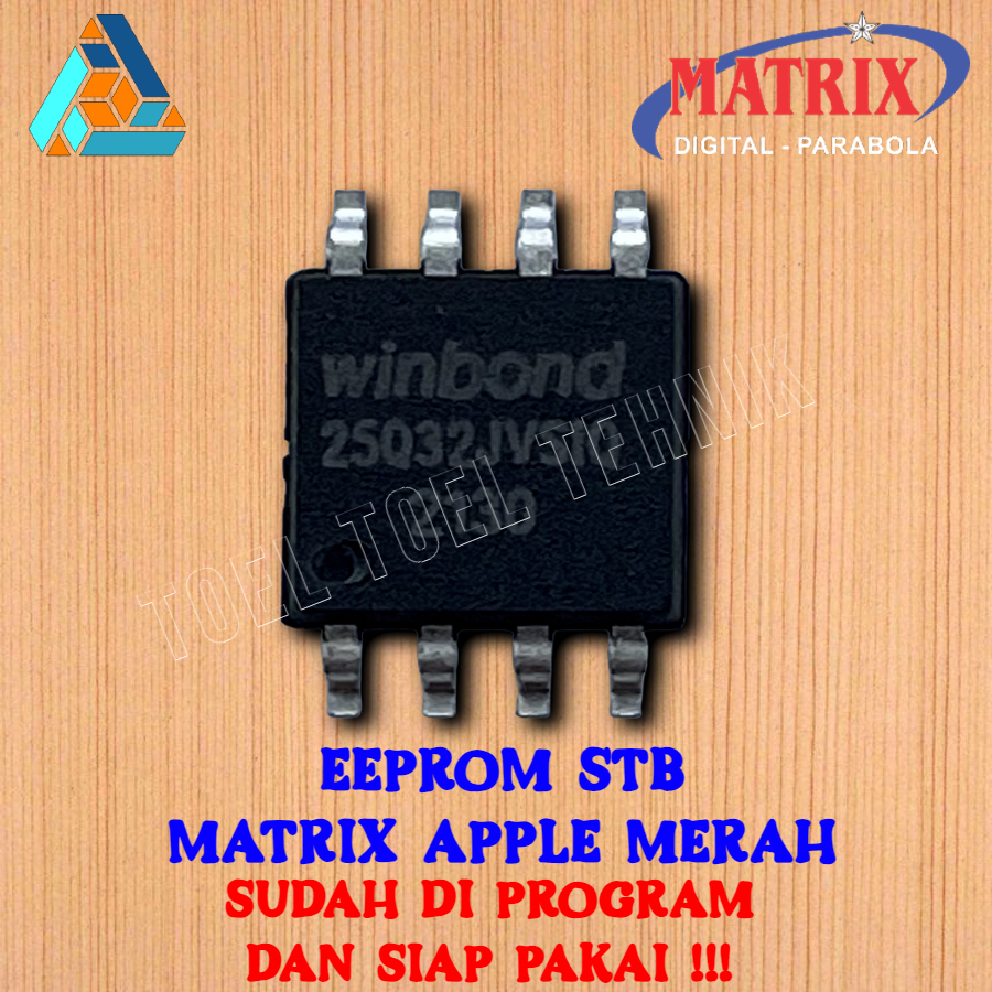 Jual IC EEPROM STB MATRIX APPLE MERAH / IC EPROM SET TOP BOX TV DIGITAL METRIX APPLE MERAH ...