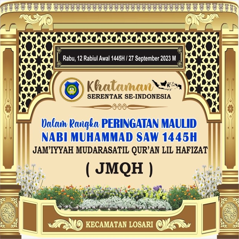 Jual Spanduk / Banner Islami, Spanduk Maulid Nabi, Banner Khataman ...