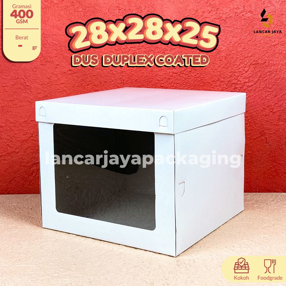 Jual Dos Kue Tart Tingkat Kotak Kue Cake Tinggi Kemasan Hampers Kado ...