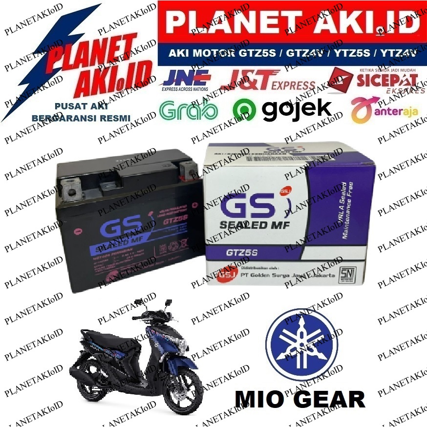 Jual Aki Motor Yamaha Mio Gear 125 GTZ5S Accu Kering MF | Shopee Indonesia