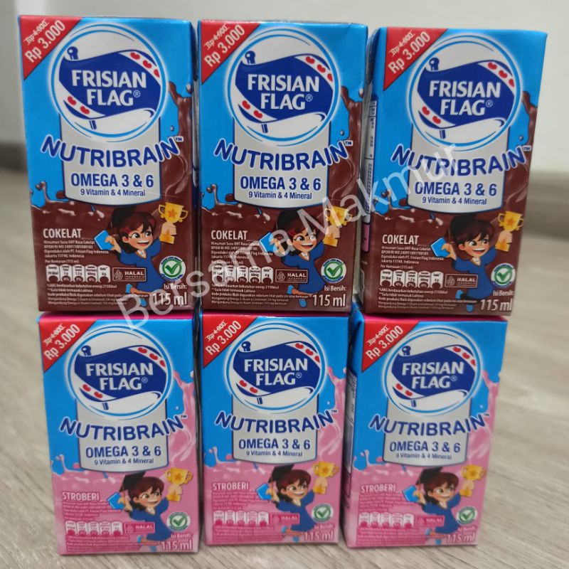 Jual FRISIAN FLAG Susu Nutribrain UHT 115 ml | Shopee Indonesia