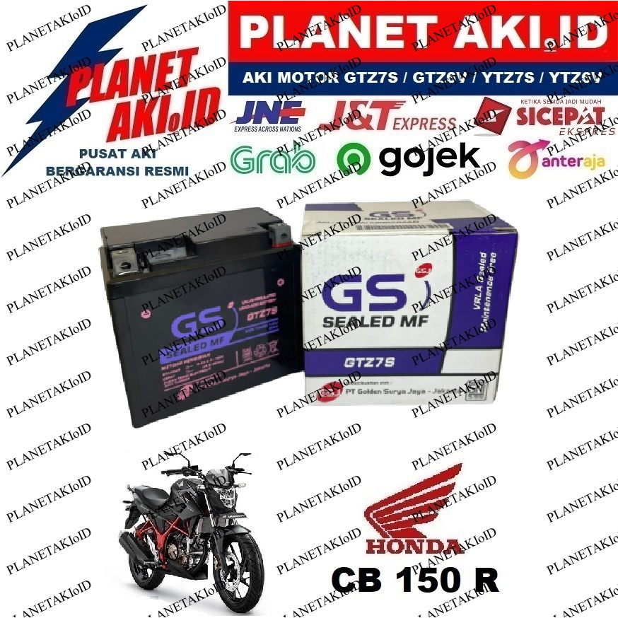Jual Aki Motor Honda CB 150 R GTZ7S Accu Kering MF | Shopee Indonesia