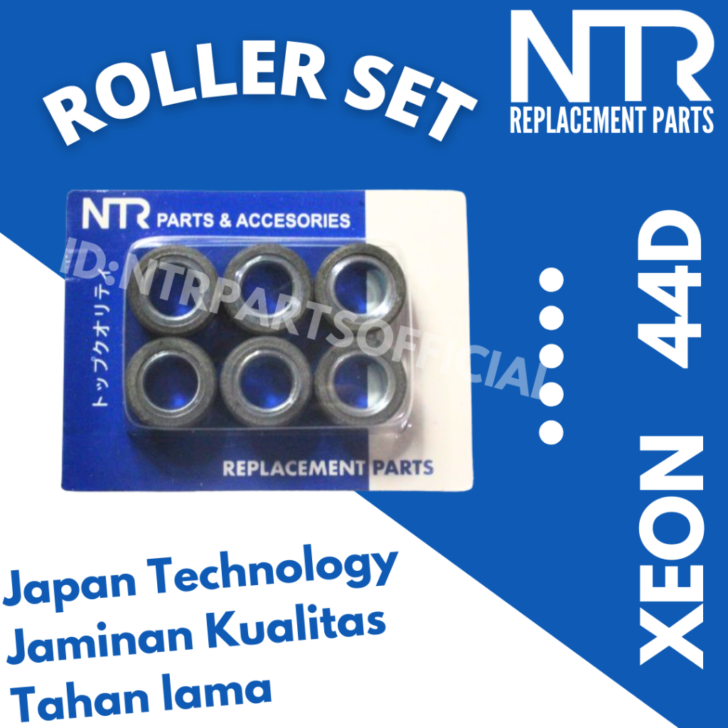 Jual Roller set roller xeon rc xeon gt 44D 1set | Shopee Indonesia