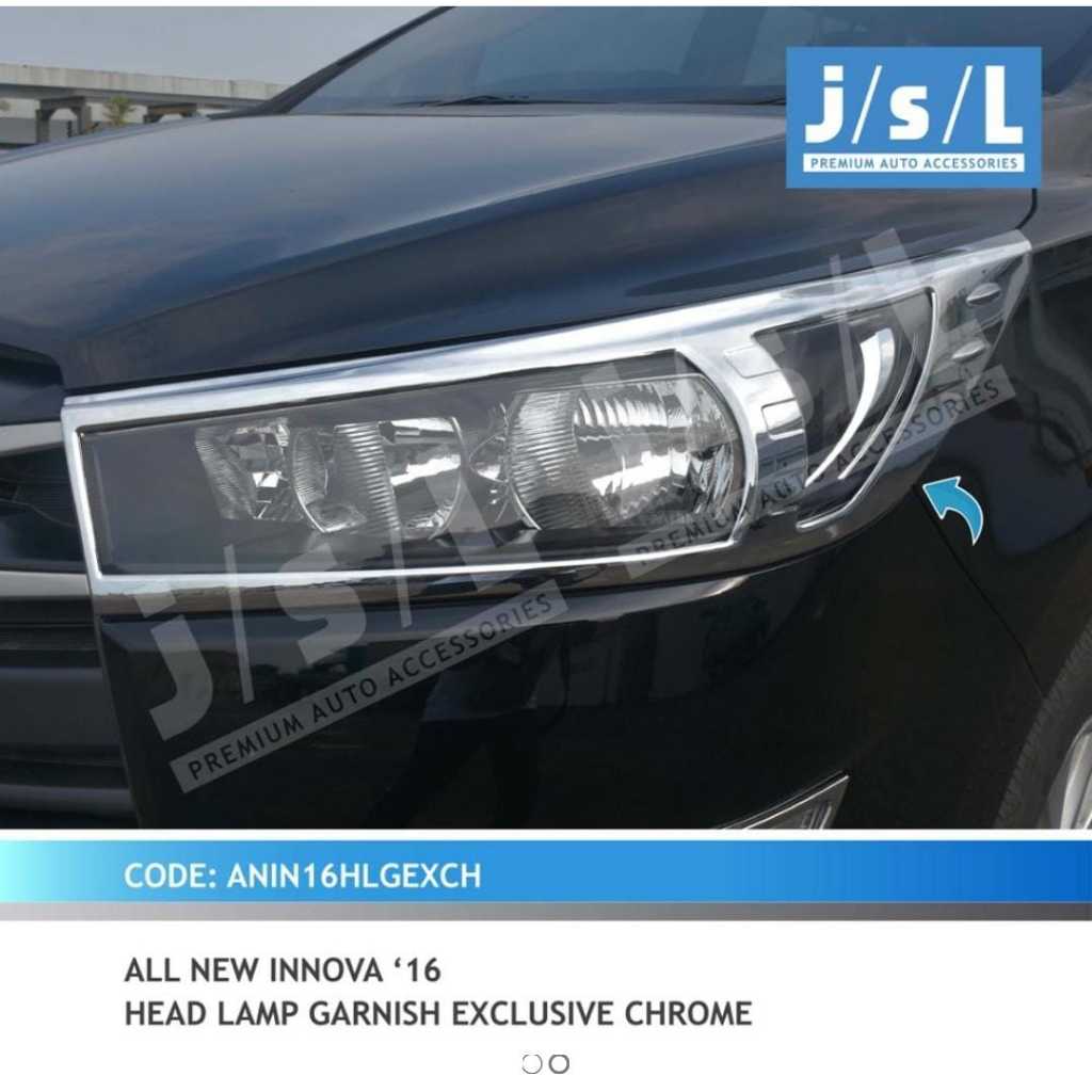 Jual HEAD LAMP GARNISH DEPAN AN INNOVA 16 REBORN MODEL EXCLUSIVE JSL ...