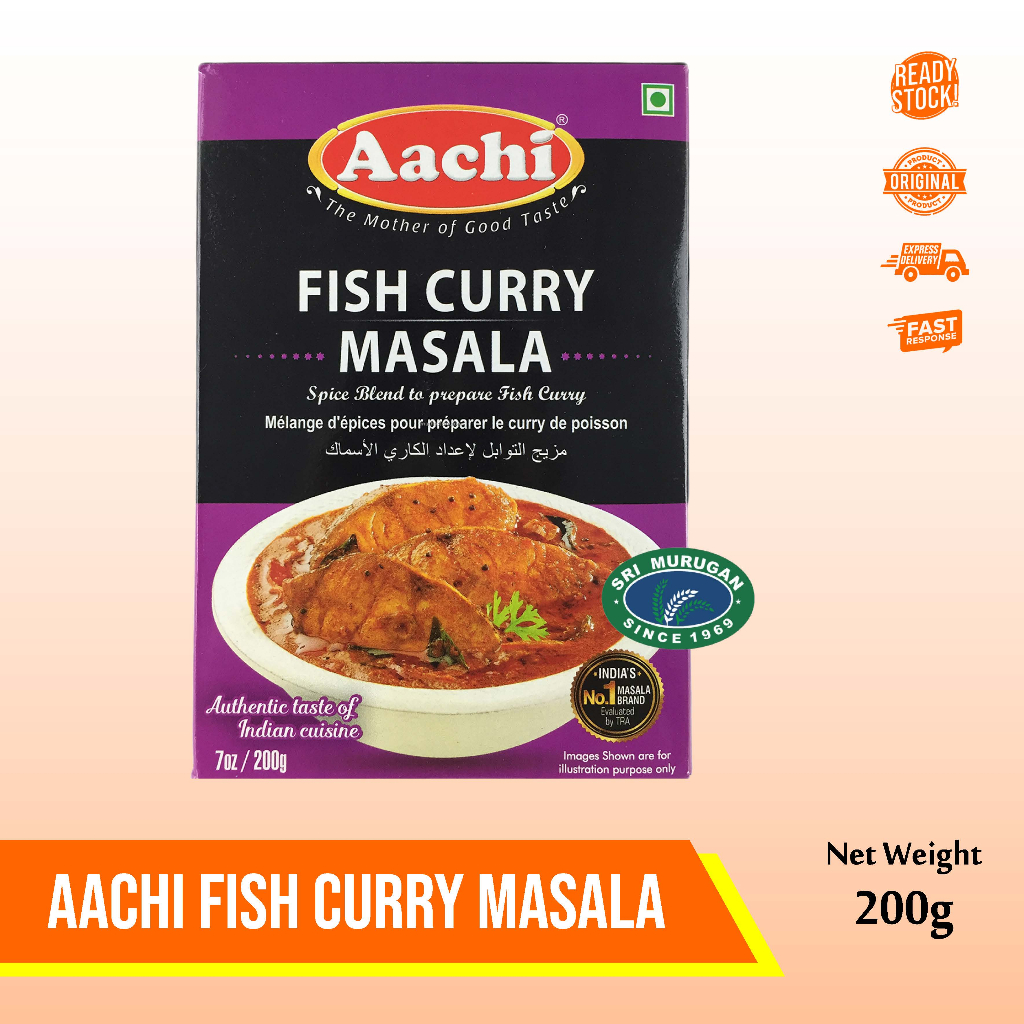 Jual AACHI FISH CURRY MASALA 200G | Shopee Indonesia