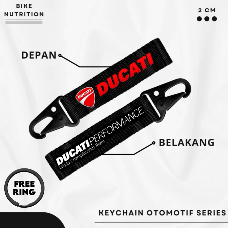 Jual GANTUNGAN KUNCI DUCATI KEYCHAIN DUCATI KEY CHAIN DUCATI BAHAN ...