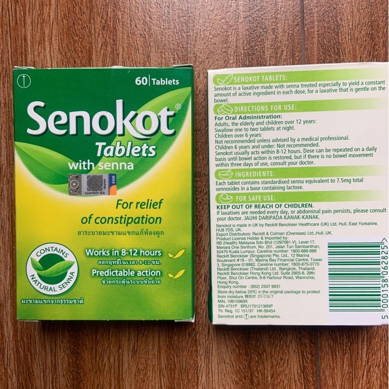 Jual Senokot tablet with senna, 60 tablets | Shopee Indonesia