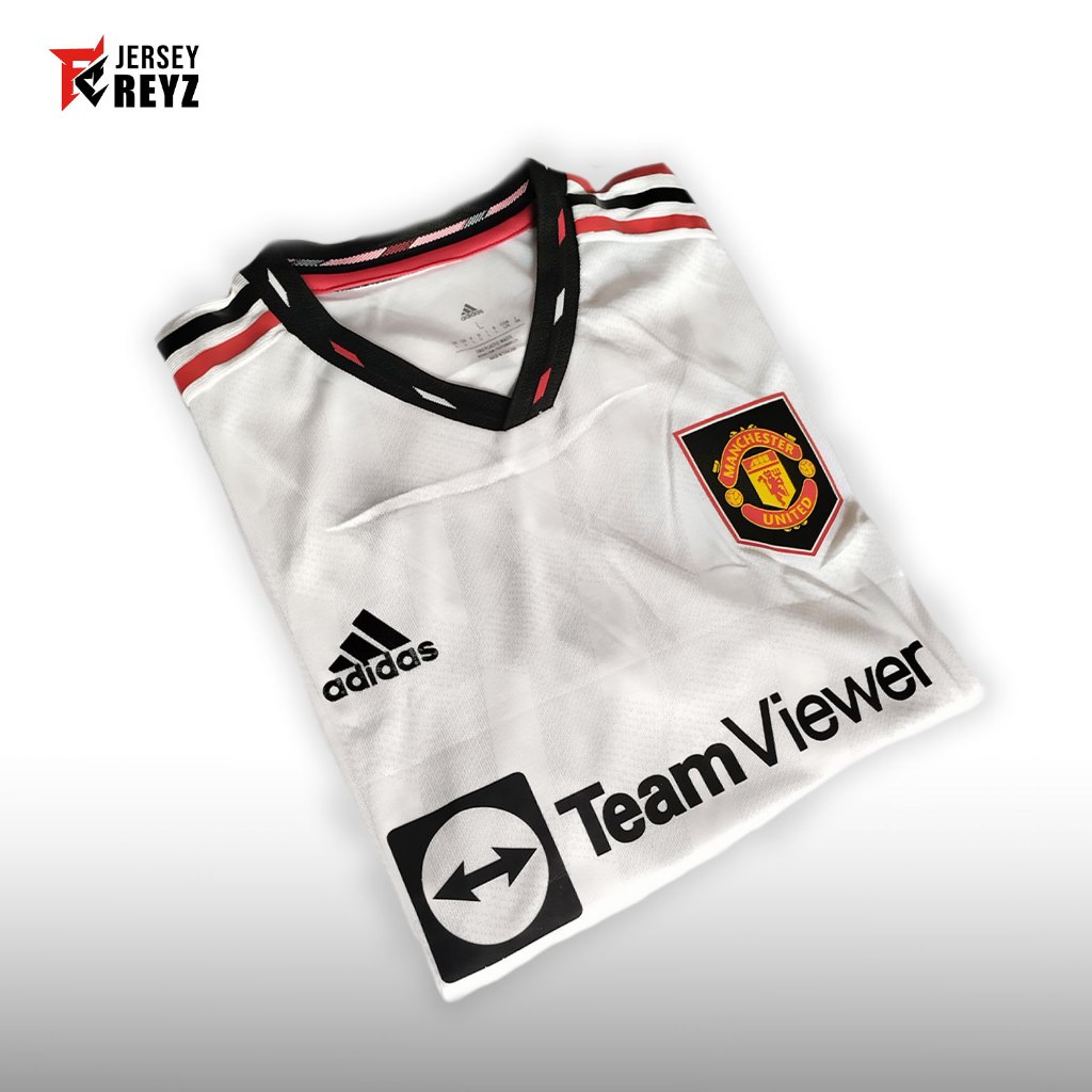 Jual PLAYER ISSUE - Jersey MU Away putih Adizero musim 2022 / 2023 22/ ...