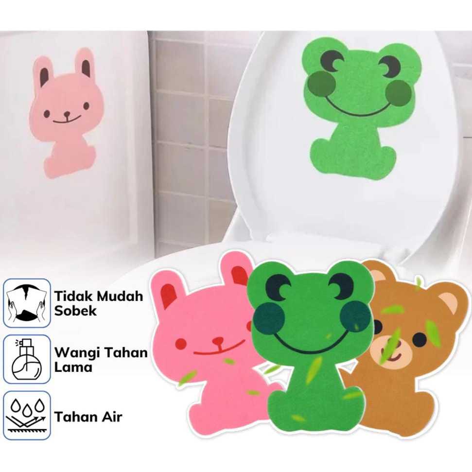 Jual Stiker Parfum Toilet Pewangi Ruangan Kamar Mandi Sticker WC Anti ...
