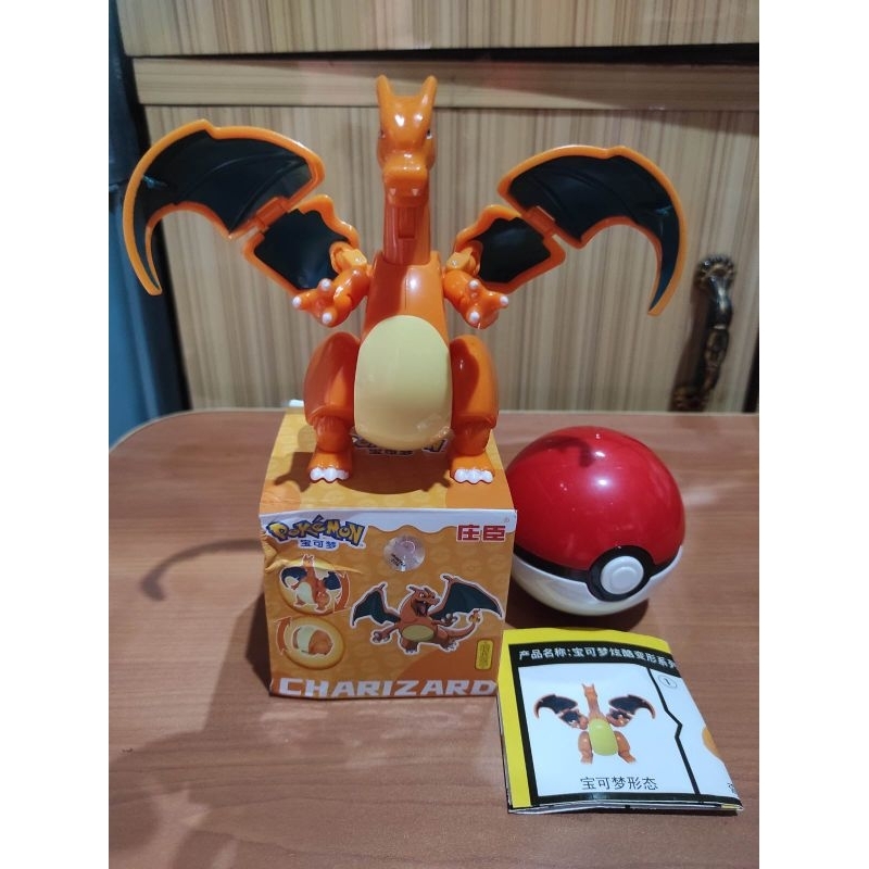 Jual Original Pokemon LDCX Charizard Transform To Ball | Shopee Indonesia