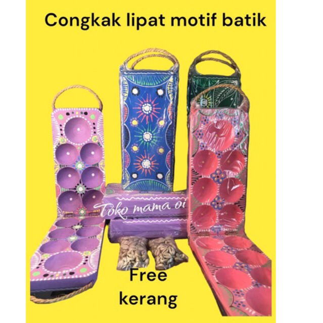 Jual Congklak Lipat Kayu Free Kuwuk (kerang) Mainan Tradisional ...