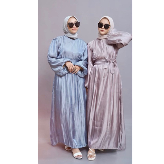 Jual Dress Shimmer Sinme/dress/viral/RAMADHAN/lebaran | Shopee Indonesia