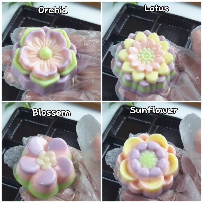 Jual Cetakan Puding BUNGA MINI isi 12Pcs / Cetakan Pudding Mini Plastik ...