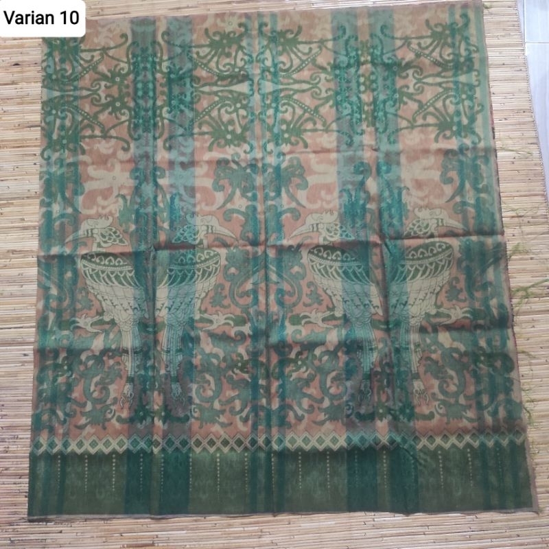Jual kain tenun seser motif burung enggang dayak kalimantan | Shopee ...
