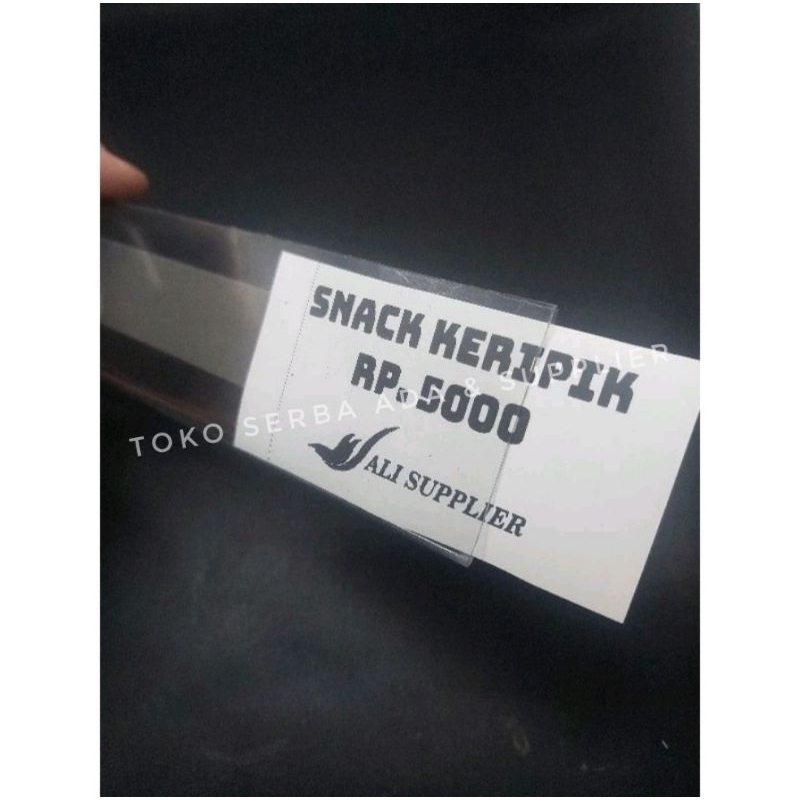 Jual LIST HARGA / TEMPAT HARGA / PRICE TAG / HARGA DIRAK / LIST HARGA ...