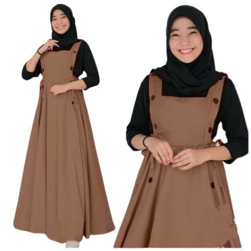 Jual BAJU OVERALL NAOMI SET INNER GAMIS REMAJA TANGGUNG GAMIS TERBARU ...