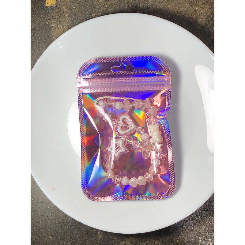 Jual plastik ziplock hologram | plastik packing aesthetic | Shopee ...