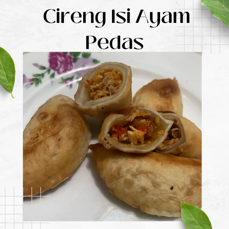 Jual Cireng isi ayam pedas/sosis pedas/baso pedas/Usus Pedas isi 10pcs ...