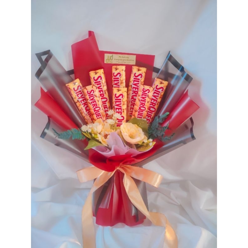 Jual Buket coklat silver queen/ hadiah wisuda / hadiah ulangtahun/ kado ...