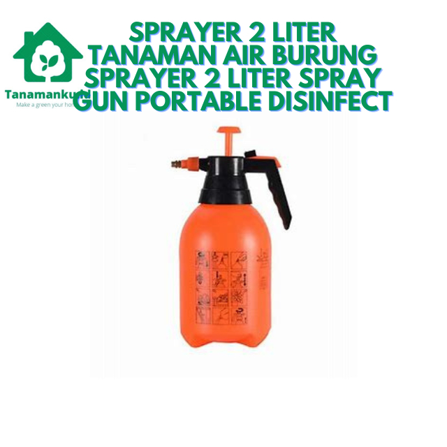 Jual Botol Alat Semprotan 2L Disinfektan Tanaman Air Burung Sprayer 2 ...