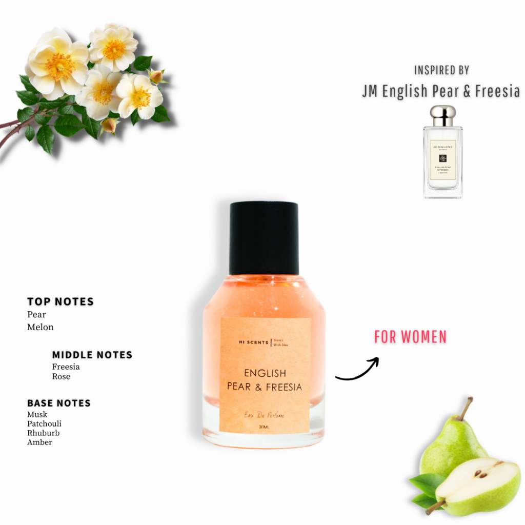 Jual Hi Scents Parfum English Pear Perfume Segar Fruity & Floral 30 ML ...