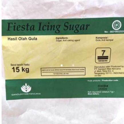 Jual icing sugar fiesta repack 500gr | Shopee Indonesia