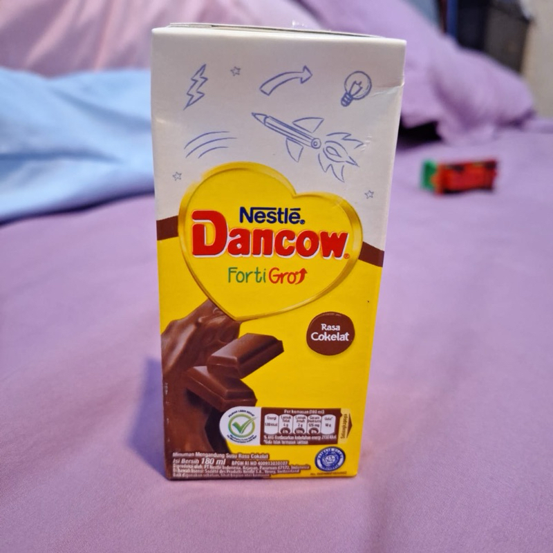 Jual DANCOW fortiGro UHT 180ml cokelat | Shopee Indonesia