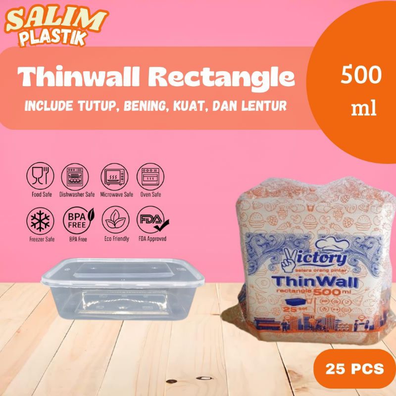 Jual Thinwall Victory 200 500 650 750 1000 Ml Shopee Indonesia