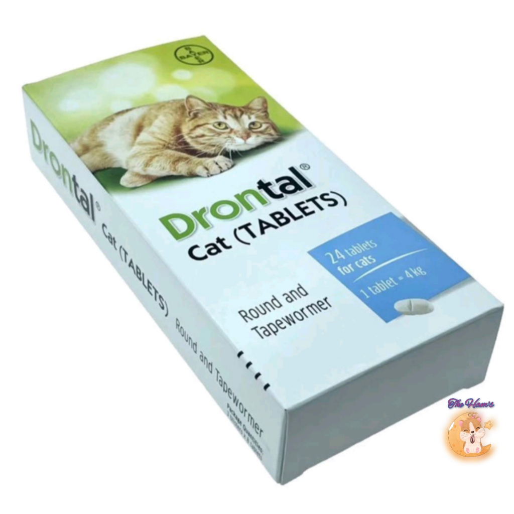 Jual (The Ham's) Drontal Cat|Obat Cacing Kucing 1 TABLET | Obat Drontal ...