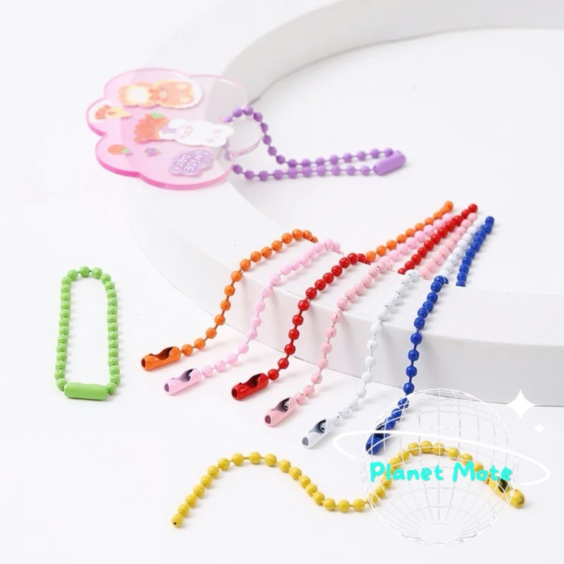 Jual (10 pcs) Rantai Biji Lada Merica Warna | Gantungan Kunci Ballchain ...