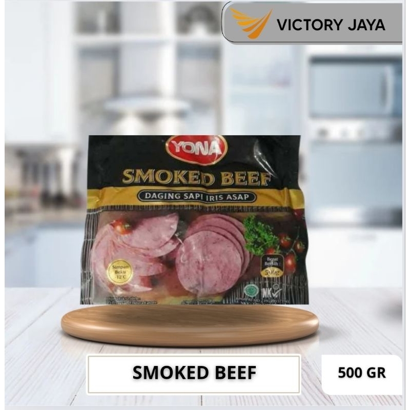 Jual YONA Smoke Beef Daging Sapi Iris Daging Asap Iris Smoked beef ...