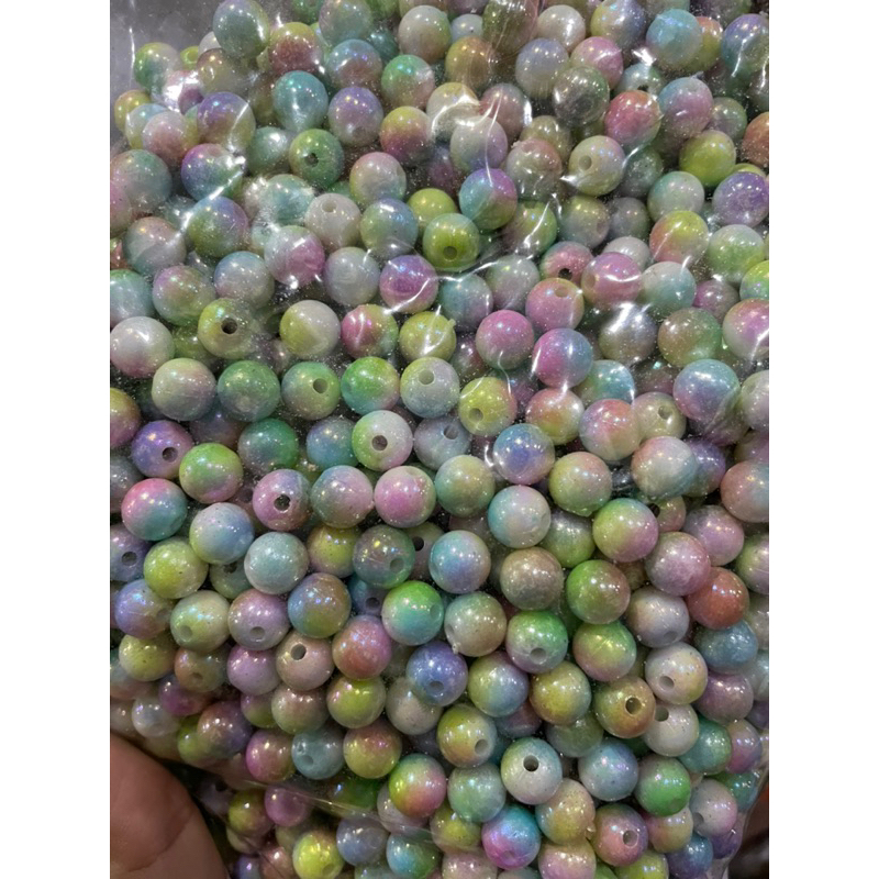 Jual manik bulat 8mm gradasi 1 pak 450 gram pilih warna | Shopee Indonesia