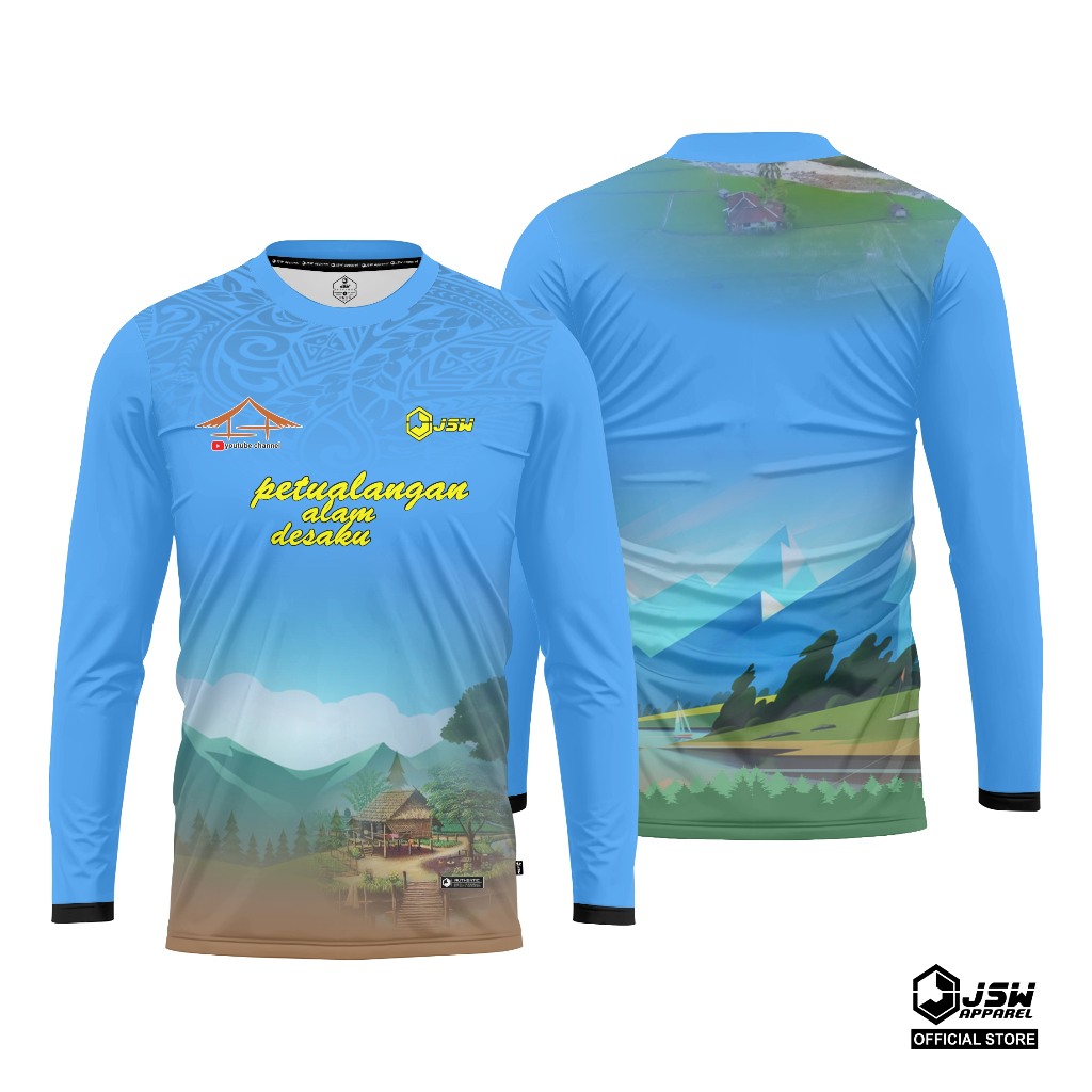 Jual JSW APPAREL - Jersey Petualangan Alam Desaku - Oneck Lengan ...
